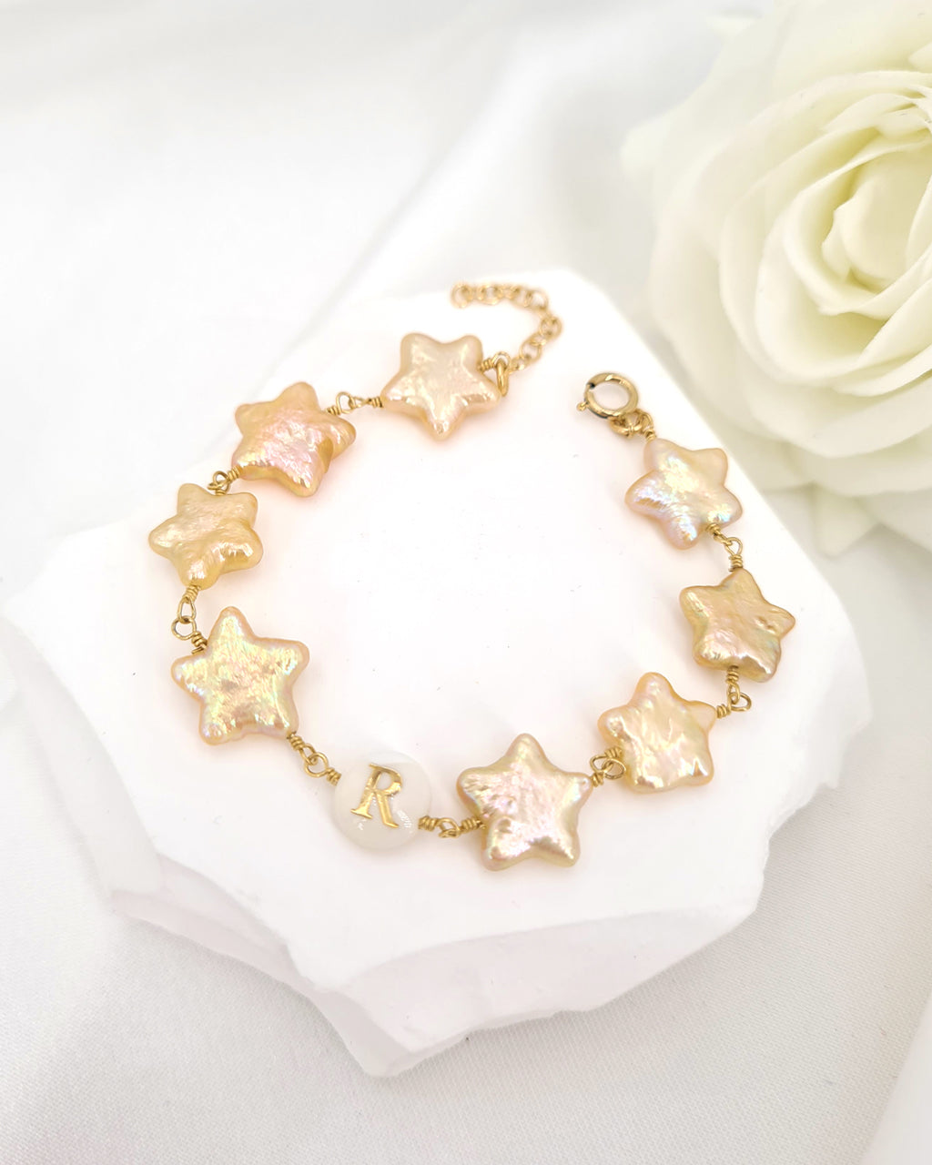 Personalised pearl bracelet store
